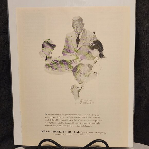 Norman Rockwell | Accents | Norman Rockwell Art Mass Mutual Advertising ...